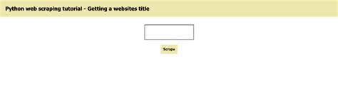 Python网页抓取教程 — 获取网站标题。mangs Python Python网页抓取教程 — 获取网站标题。mangs Python