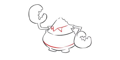 چطور نقاشی آقای خرچنگ باب اسفنجی را برای کودکان بکشید؟