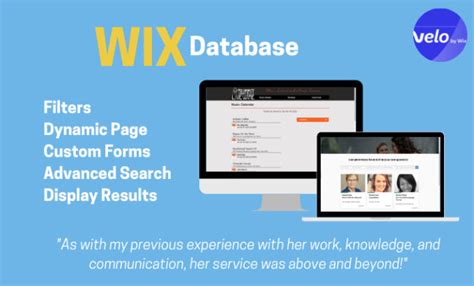 Code Wix Database With Filter Table Dropdown And Dataset By
