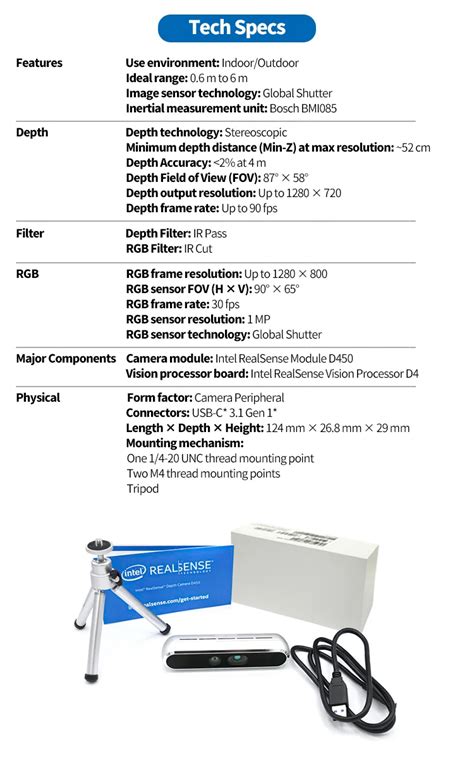 Intel Realsense Tracking Camera Redefines Tracking Ai Robot 1280720p Intel Realsense Camera