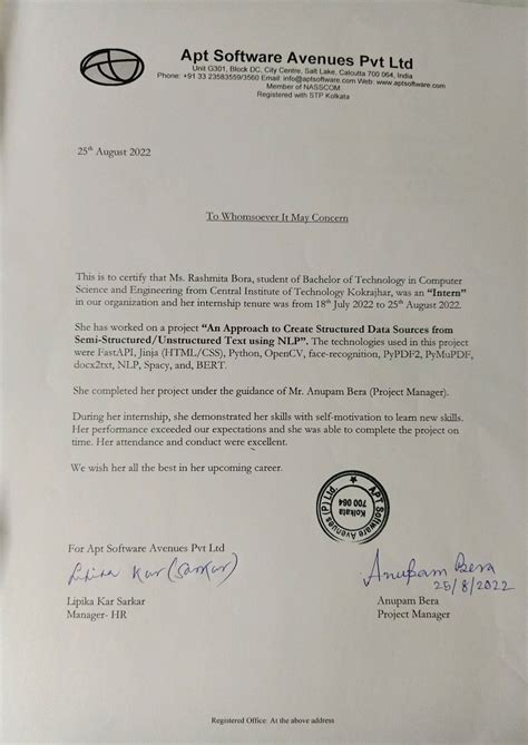 Rashmita Bora On Linkedin Internship Nlp