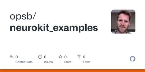 Github Opsbneurokitexamples