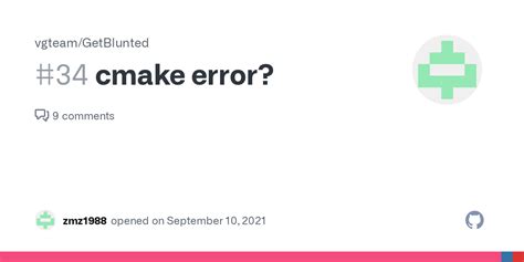 Cmake Error Issue 34 Vgteam GetBlunted GitHub