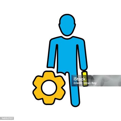 Engineer Technical Assistant Icon Stock Illustration Download Image Now Assistance Concepts