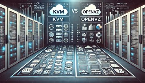 how resource allocation differs in kvm and openvz