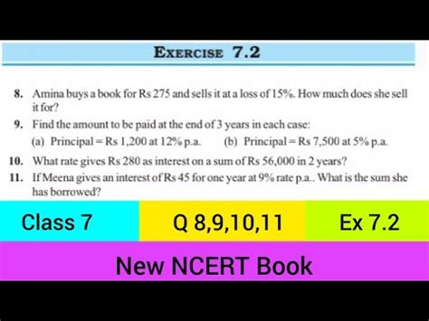 NCERT Class Maths Q Ex Chapter Comparing Quantities YouTube