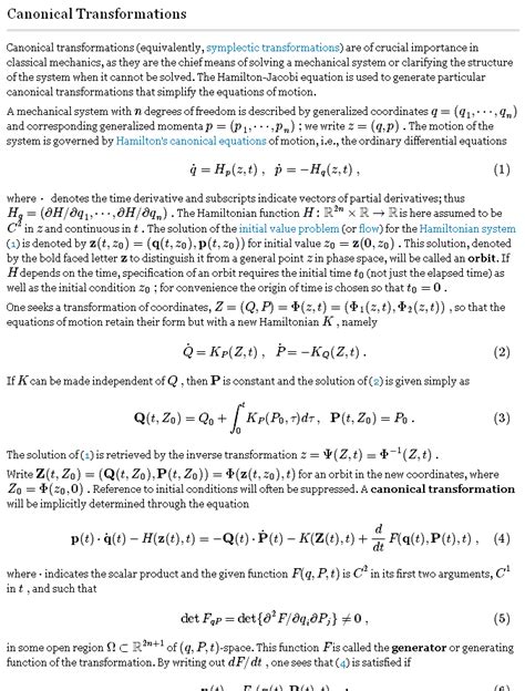 Hamilton Jacobi Equation At Kevin Warnock