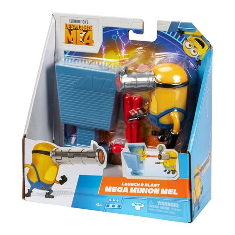 Despicable Me 4 Mel Mega Minion Launch And Blast Figure Minions