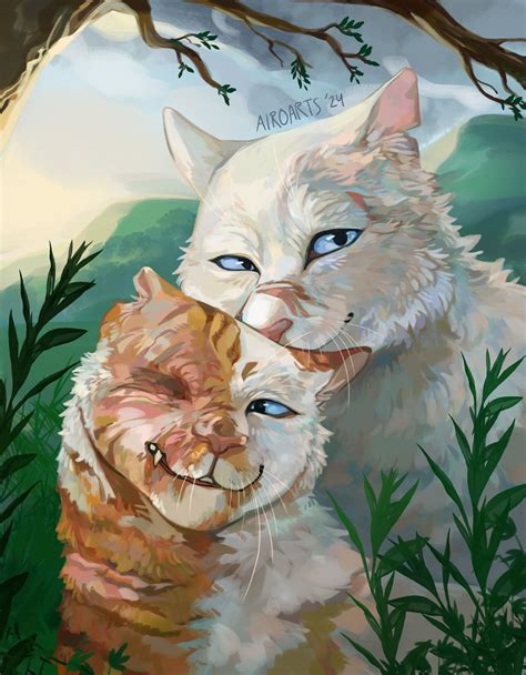 Brightheart And Cloudtail Warrior Cats Art Warrior Cat Memes