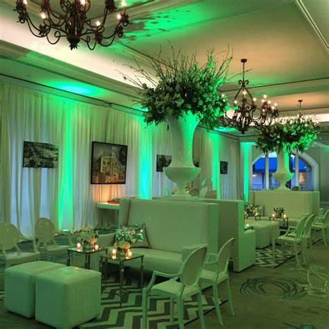 Green Event Green Event Lounge Party Cocktail Reception Decor