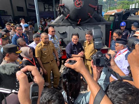 Kereta Api Mak Itam Di Sawahlunto Beroperasi Selama Libur Lebaran