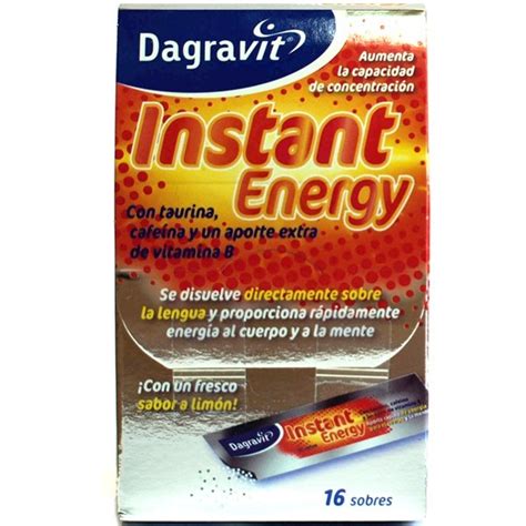 Comprar Dagravit Instant Energy 16 Sobres