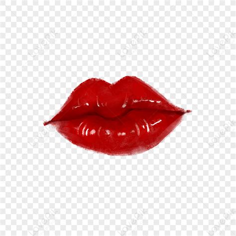 빈티지 일러스트 수채화 붉은 입술 클립 아트키스레트로 Png 일러스트 무료 다운로드 Lovepik