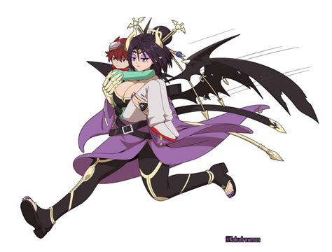 Lilithmon And Player Character Digimon And 1 More Drawn By