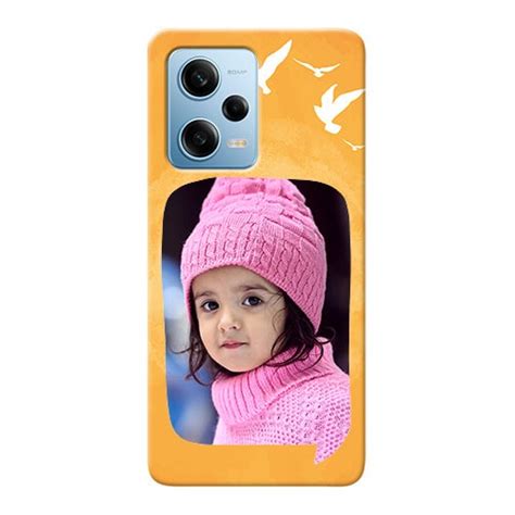 Buy Redmi Note 12 Pro 5G Phone Covers Water Color Design With Bird Icons