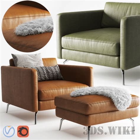 Скандинавское кресло - Скачать 3D-модель (8710) | zeelproject.com