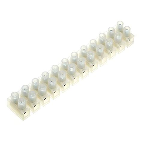 60a Amp Terminal Block 12 Way Electrical Terminals Clear Polyethylene Electrical Connector