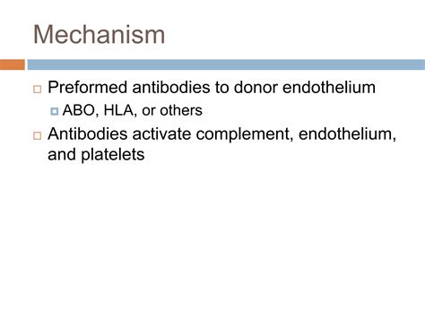 Hyperacute Rejection Of Renal Transplants Pptx