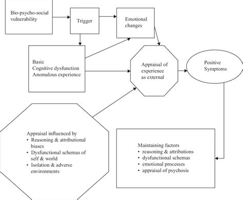 Conceptualization Of Garety Et Als 2001 Model Of Positive Psychotic