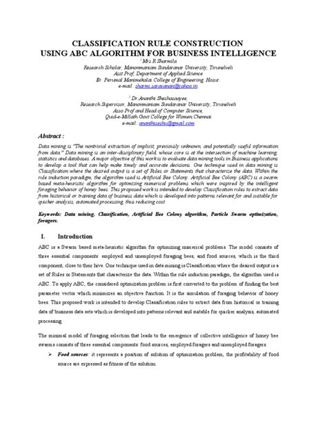 Classification Rule Mining Paper Pdf Data Mining Foraging
