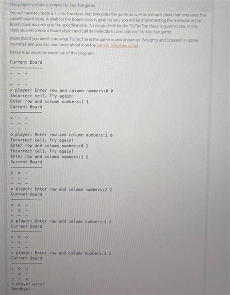 solved this project creates a simple tic tac toe game you