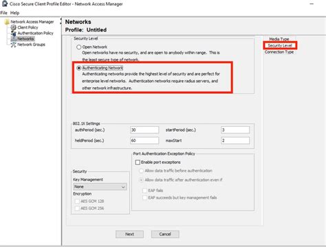 Configure Secure Client Nam For Dot1x Using Windows And Ise 32 Cisco