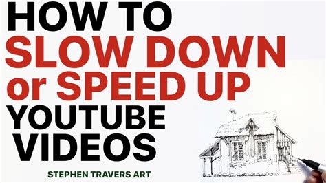 How To Slow Down Or Speed Up Youtube Videos Youtube
