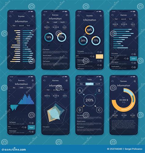 Vector Graphics Infographics With Mobile Phone Template For Creating