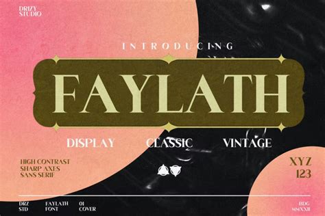 faylath classic sharp font free font