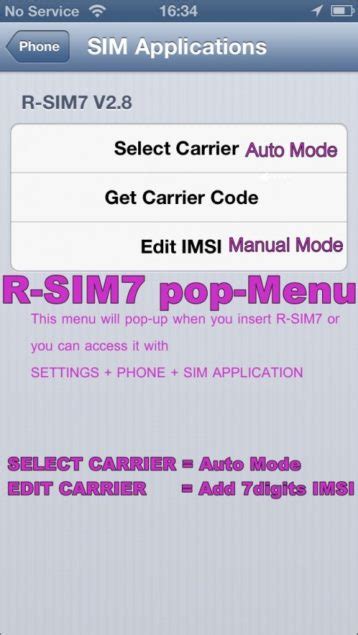 Unlock IPhone And IPhone S On IOS IOS With R SIM