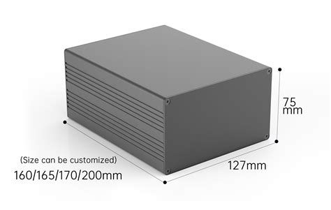 Pcb Enclosure Box Aluminum Casing 127w25h Yongucase Yongu Case