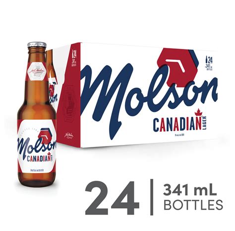 Molson Canadian 24 X Bottle 341 Ml The Beer Store