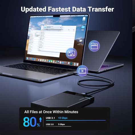 Ugreen 15232 Usb C To Micro B Usb 3 0 Cable 1 Meter Gray