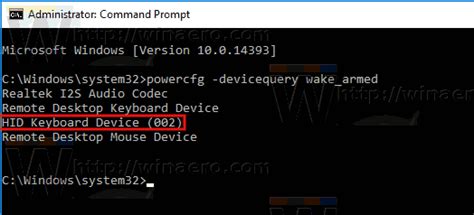 Prevent Device From Waking Computer In Windows 10