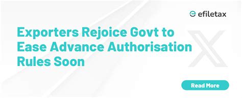 Advance Authorisation Scheme Govt Plans Easier Rules For Exporters