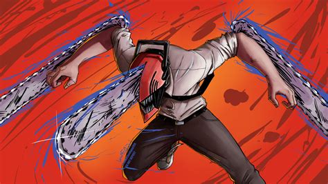 X Resolution Anime Chainsaw Man Denji K Art X