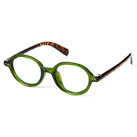 Round Green Eyeglasses