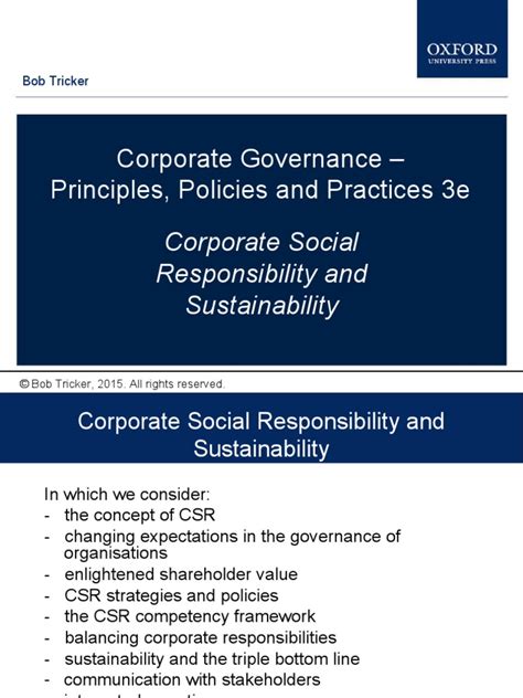 ch09 csr lecture 3 pdf corporate social responsibility governance