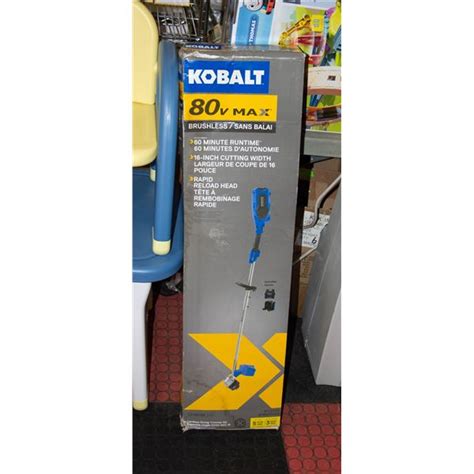 New Kobalt 80v Cordless String Trimmer Kit