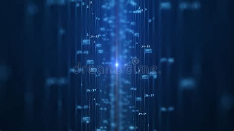 Big Data Visualization Concept Machine Learning Algorithms Analysis Of Information Stock Video