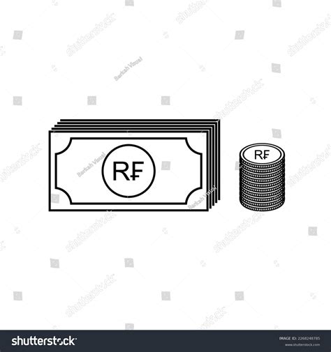 Rwanda Currency Symbol Rwandan Franc Icon Stock Vector Royalty Free 2268248785 Shutterstock