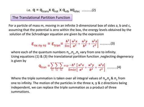 Ppt Partition Functionpptx Chemistry Science