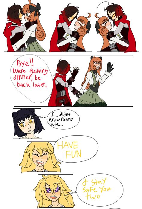 [rwby] [apartgirlbrock] Ruby Rose X Penny Polendina Nuts N Dolts Date Teased By Bumbleby R
