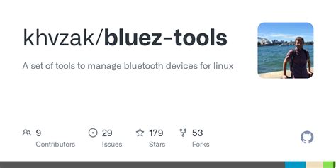 Github Khvzakbluez Tools A Set Of Tools To Manage Bluetooth Devices For Linux
