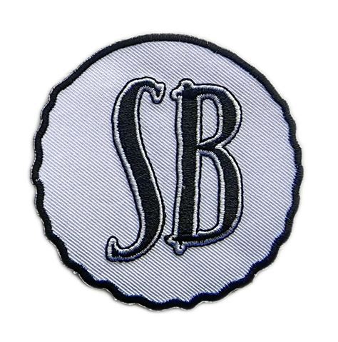 Custom Script Monogram Patch Hot Cut Edge Iron On Sb