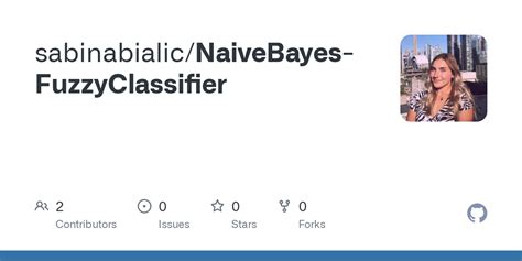 Github Sabinabialicnaivebayes Fuzzyclassifier