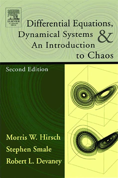 Differential Equations Dynamical Systems And An Introduction To Chaos 2nd Edition Premiumjs