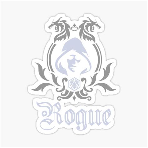 Dandd Rogue Class Simple Emblem Dungeons And Dragons Sticker For Sale