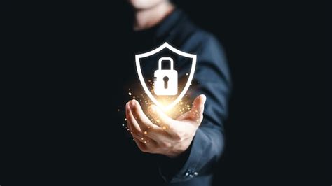 premium photo concept of cyber security information security and