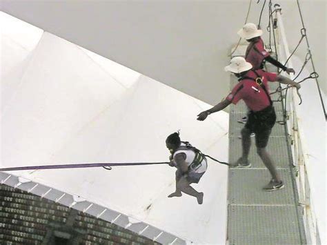 Plucky Palesa Takes The Plunge Southlands Sun